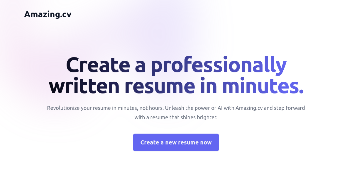 amazing.cv | DoMore.ai